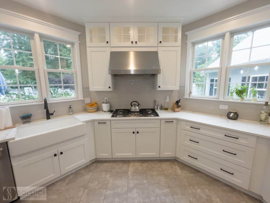New Angle Kitchen Design | Maryland Creative Layout Project